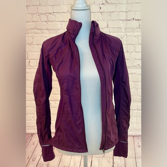 lululemon athletica | Jackets & Coats | Lululemon Purple Zippered ...